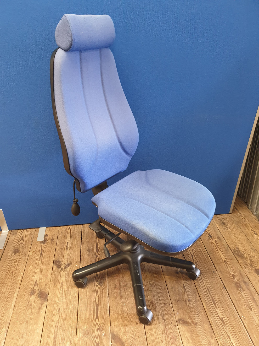 3 Lever Office Chair Blue Lumbar – This and That